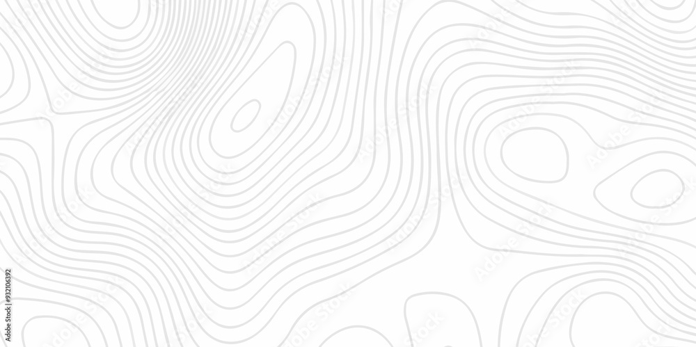 Abstract topographic map patterns, topography line map. The black on ...