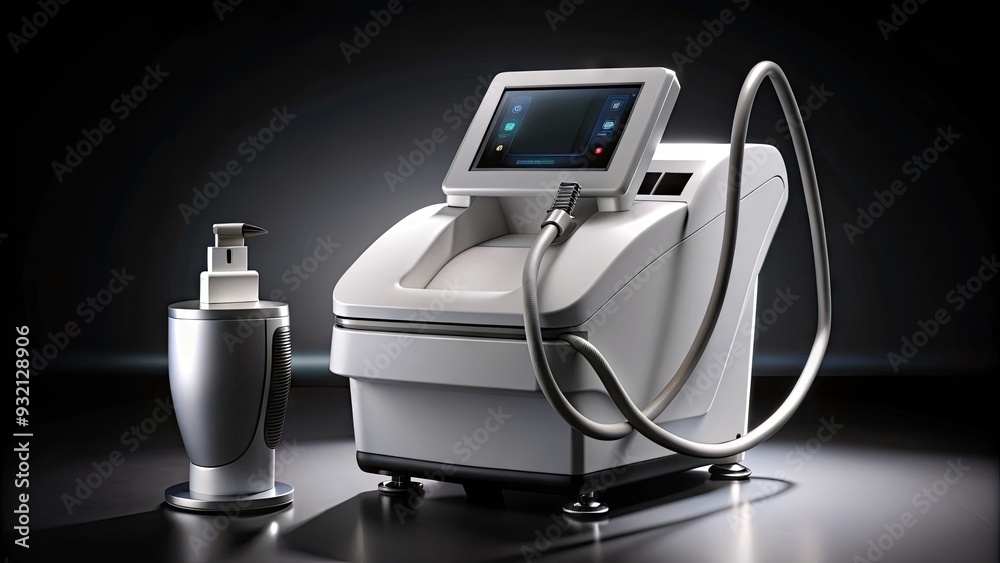 High-tech medical equipment for non-invasive fat reduction procedure ...