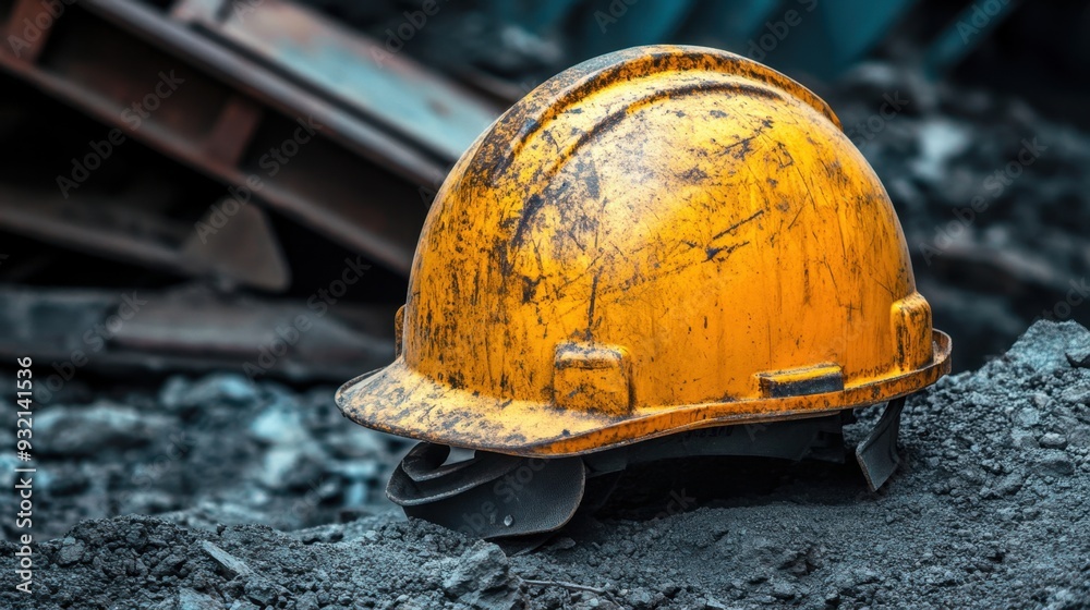 Effective mine safety measures with clear visibility of safety gear ...