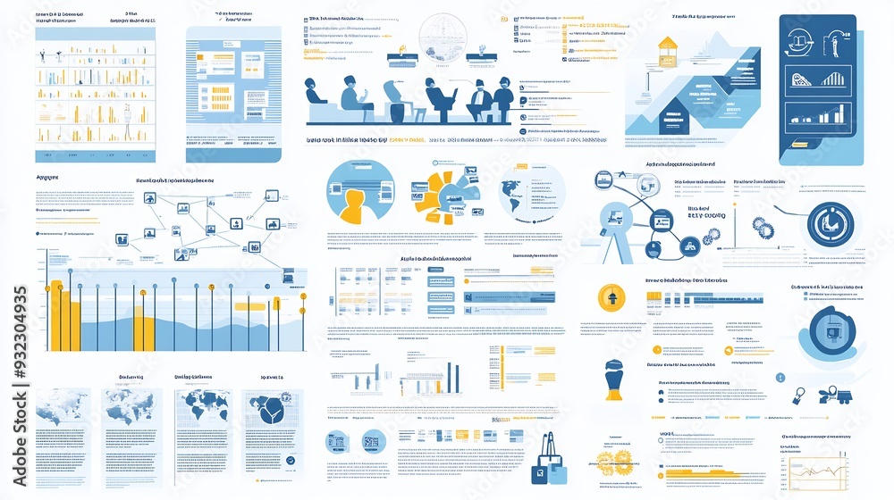 Sleek infographic illustrating the stages of talent acquisition and ...