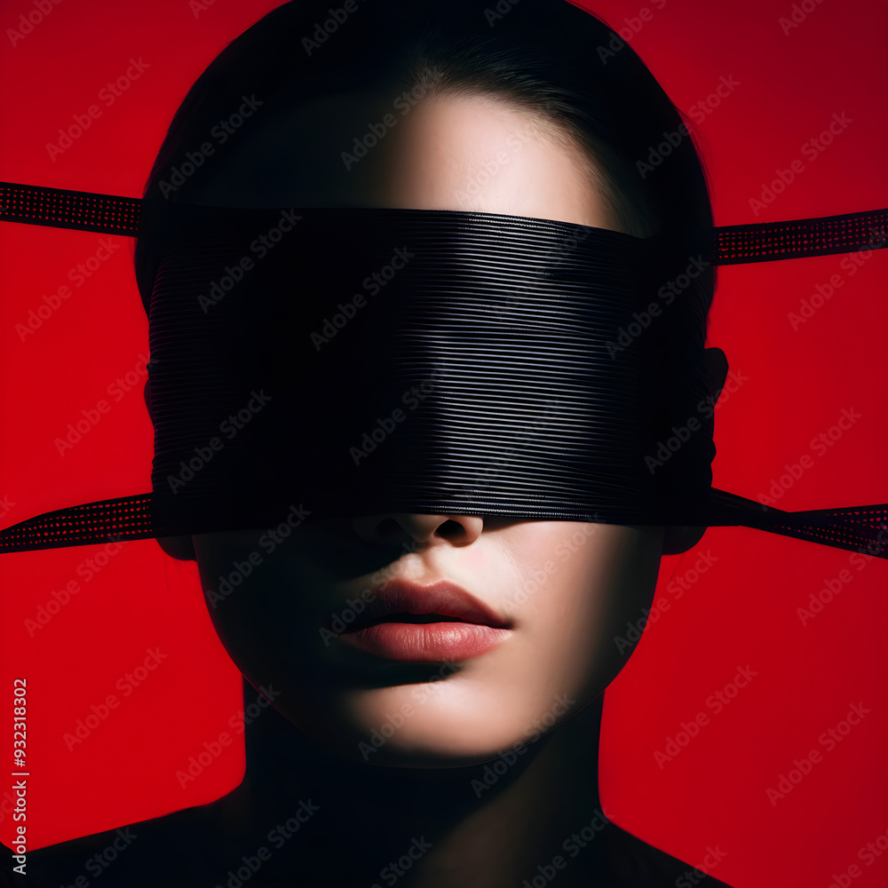 Black Censorship Bar Cloth On Eyes for Surveillance Privacy Protection ...