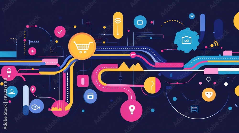 Creative visualization of customer engagement and omnichannel strategy ...
