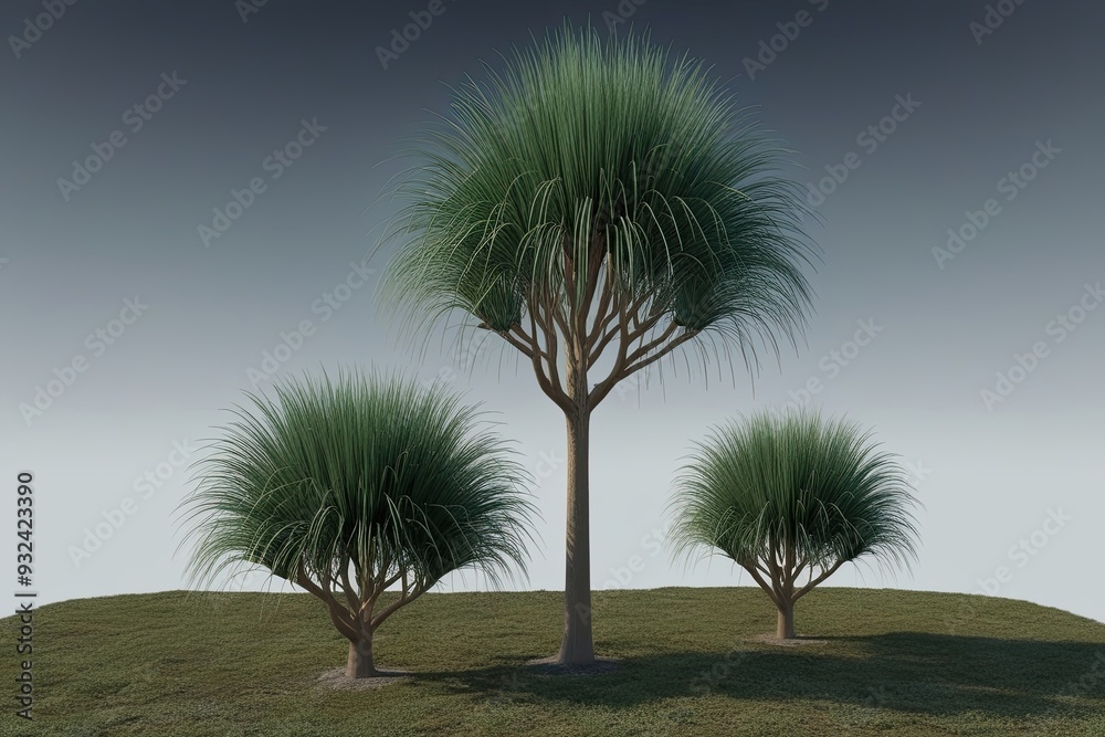 3D Model of Casuarina Equisetifolia Trees for Nature Simulation and ...