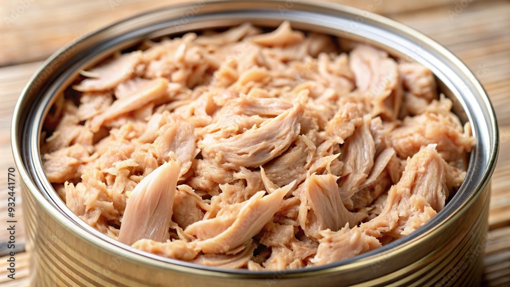 nutritious, texture, flaked, closeup, tuna salad, fish, meal, deli ...