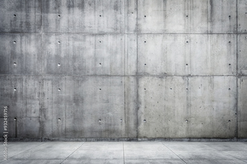 Ultra realistic grey concrete wall texture background long shot ...