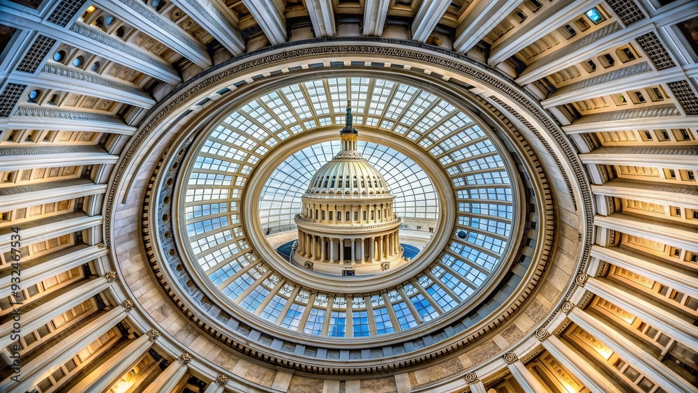 historic, skylight, tourism, American history, dome, American politics ...