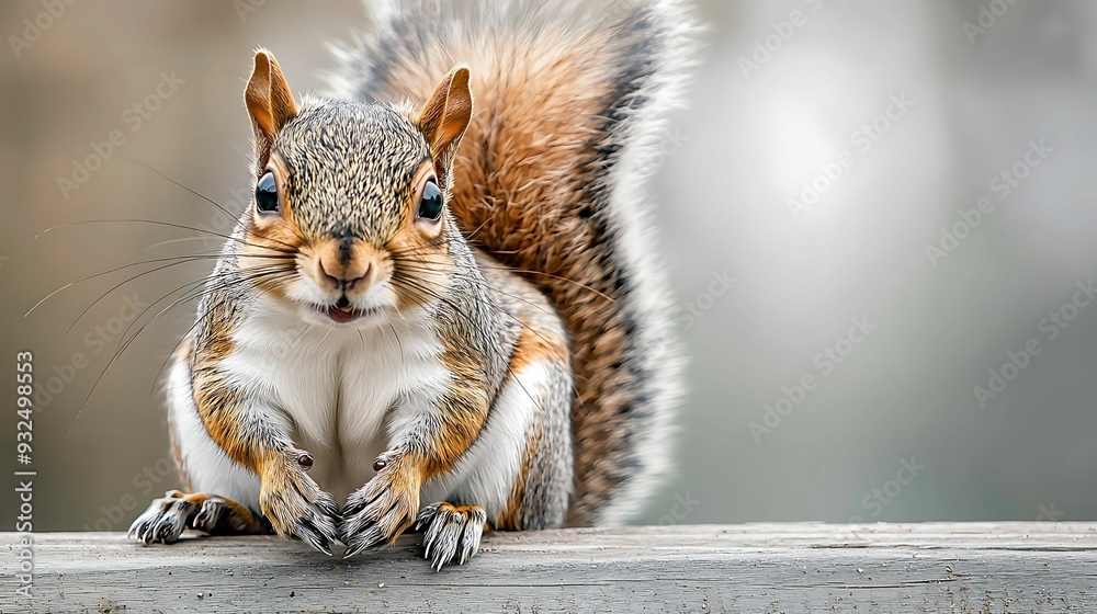 semi close-up of a bold squirrel gnawing on electrical wires atop a ...
