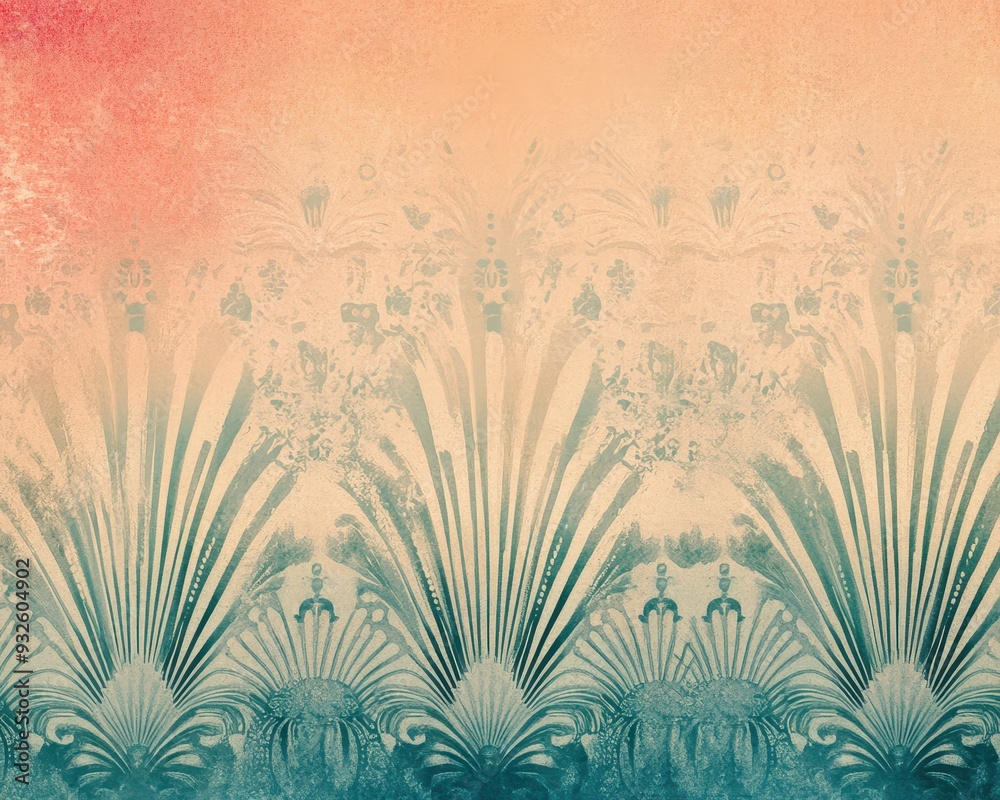 Subtle 1940s gradient Pantone background with deep, muted colors and ...