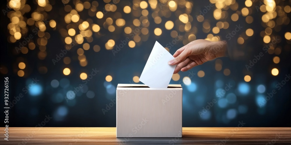 Abstract Election Day Concept: Minimalist Design with Elegant Gradient ...