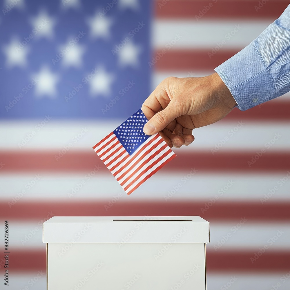 Abstract Election Day Concept: Minimalist Design with Elegant Gradient ...