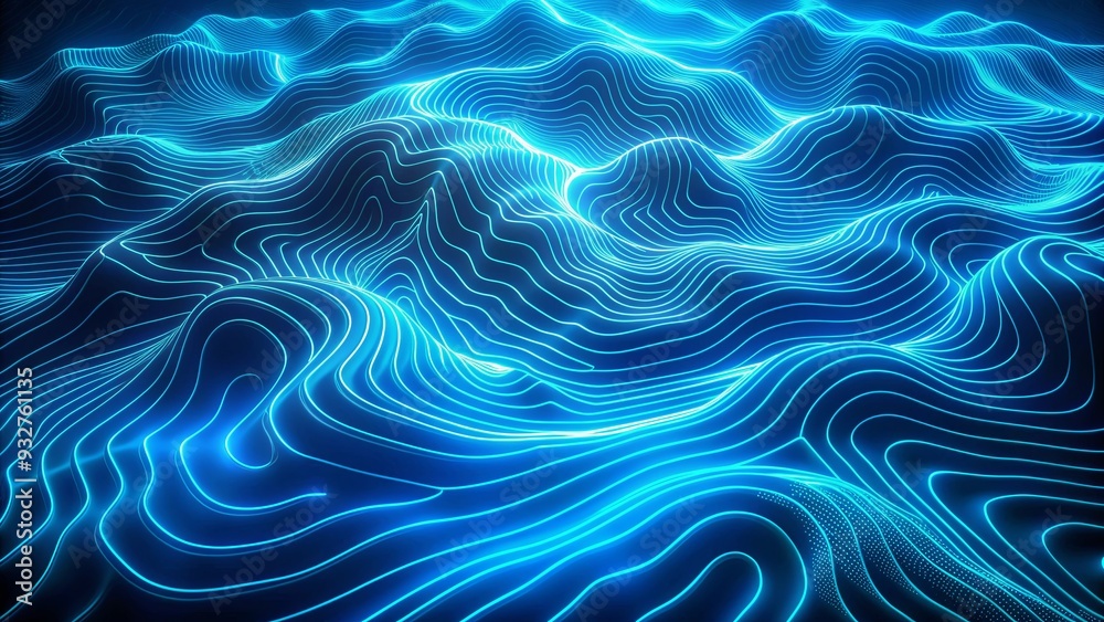 topographic map background with abstract of valleys and mountains ...