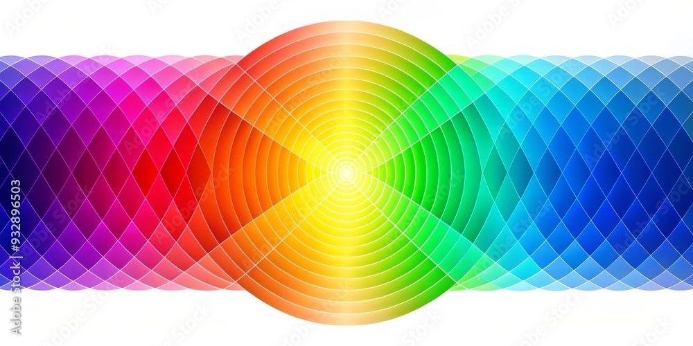 Harmoniously balanced hues that align with color theory principles ...