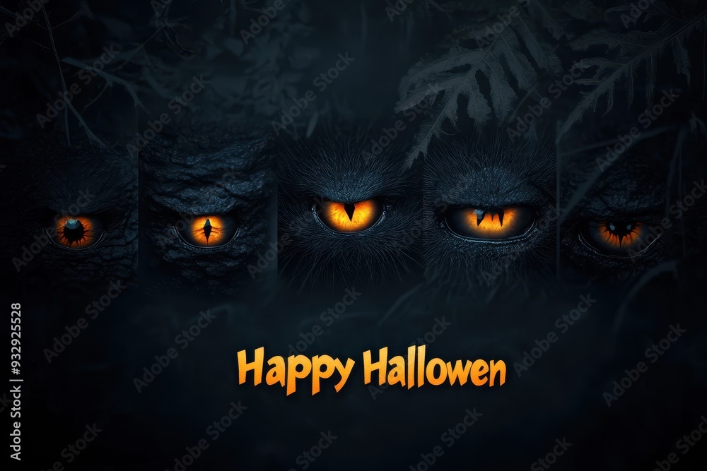 Evil Eyes Collage: Photos of glowing, evil eyes peering from the ...