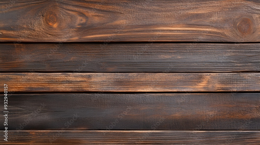 Aged wooden surface with classic vintage typography, showcasing old ...