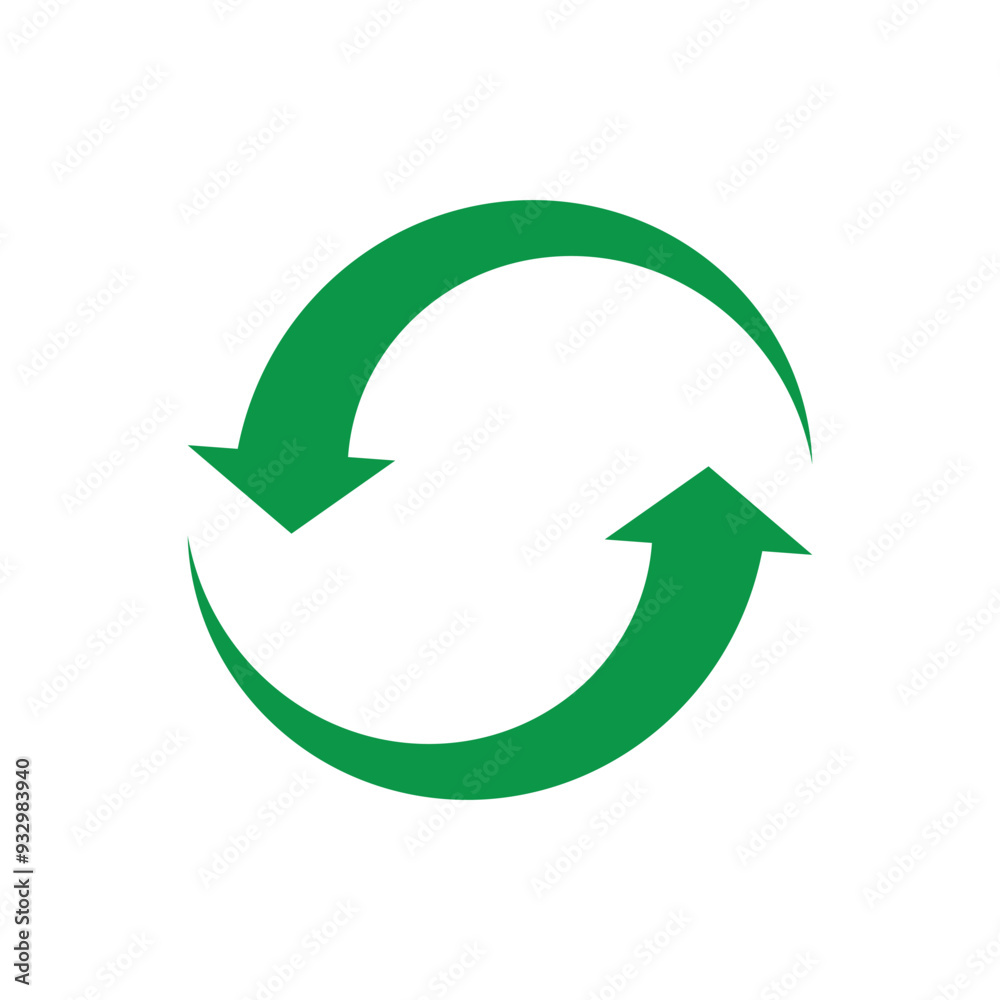 Set of recycle symbols for packaging products. Universal recycling and ...