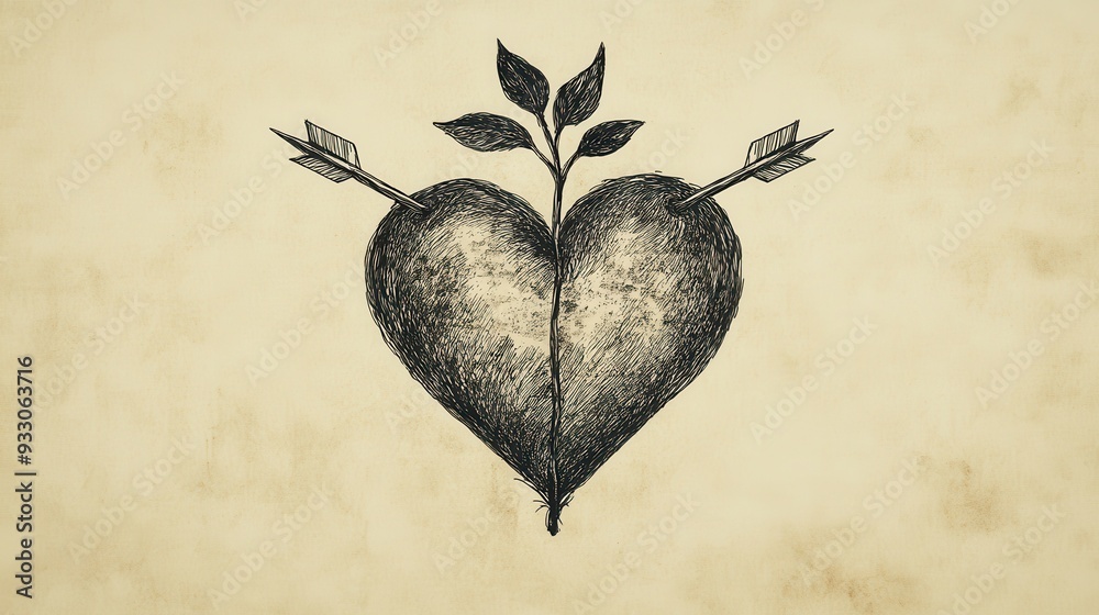 Biblical Illustration of Psalms 13: A Heart Pierced with Arrows Yet a ...