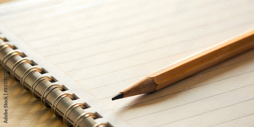 3d Flat icon as Pencil and paper symbolizing drawing and planning with ...