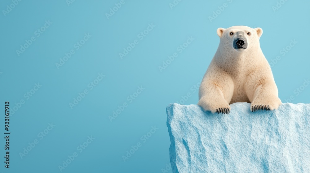 Melting Reality: 3D Animation of Polar Bear on Shrinking Ice Cap ...