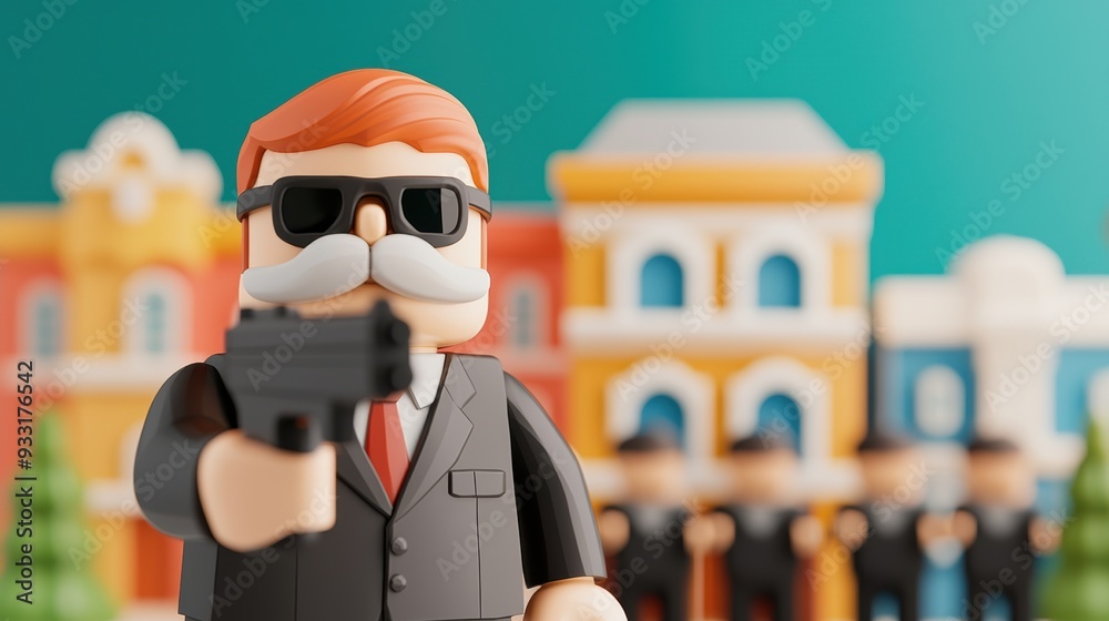 Cartoon Villain's Henchmen Planning Heist in 3D - Creative Cartoon ...