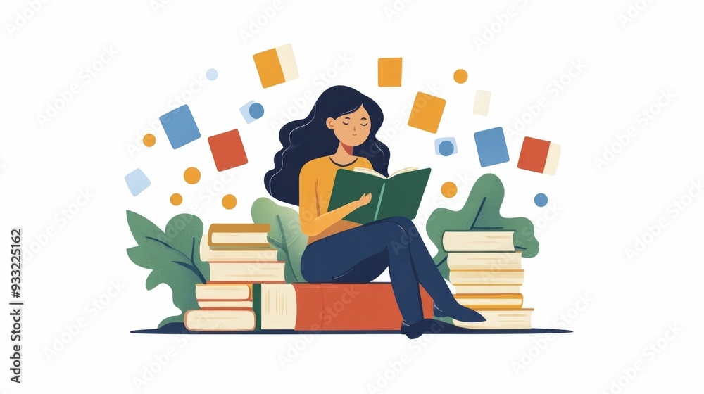 Flat design of language learning using flashcards for memorization and ...