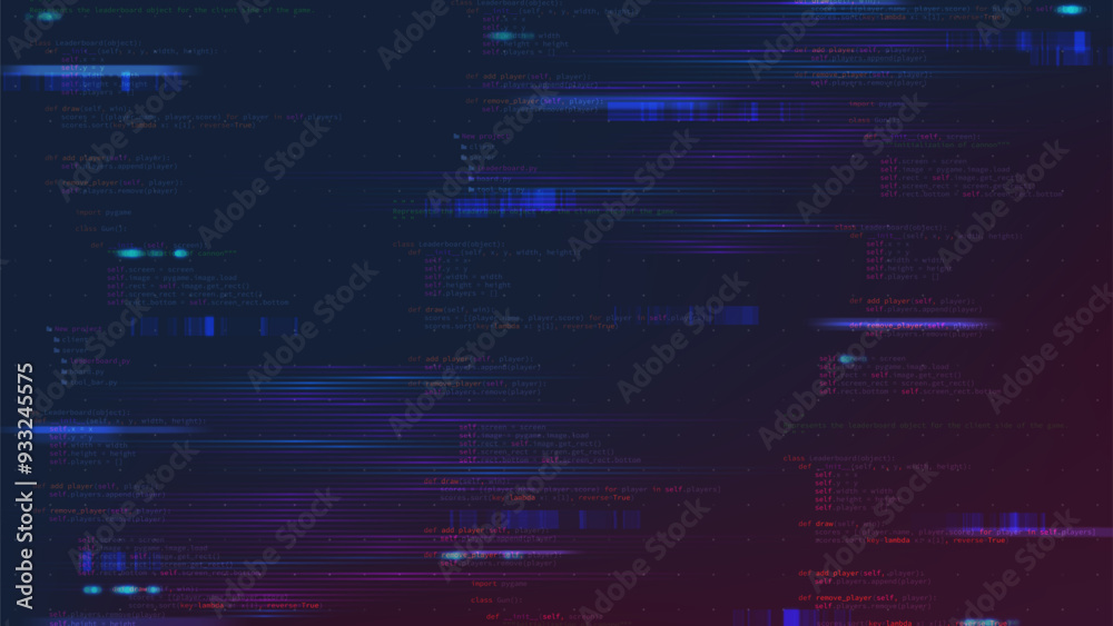 Programming Source Code Banner Programming Source Code Concept Bright Vector Illustration With