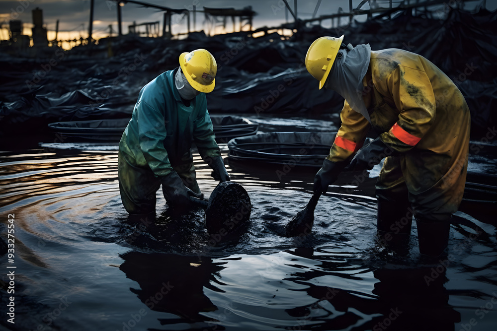 Oil pipeline rupture and disaster occurred in a field near an oil ...