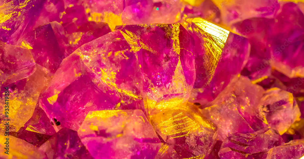 Multi-colored crystal mineral stone. Gems. Mineral crystals in the ...