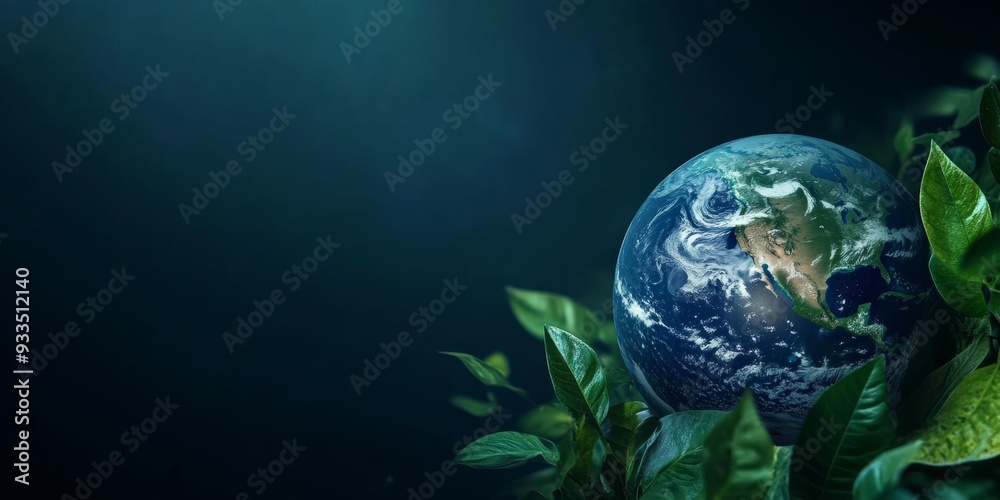Artistic Representation of Mother Earth: Abstract Design for World ...