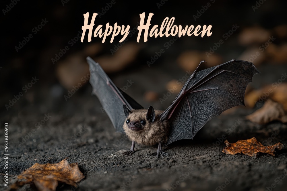 Vampire Bat Collage: Photos of a vampire bat with its wings spread wide ...