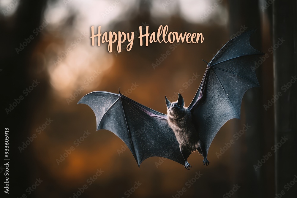 Vampire Bat Collage: Photos of a vampire bat with its wings spread wide ...
