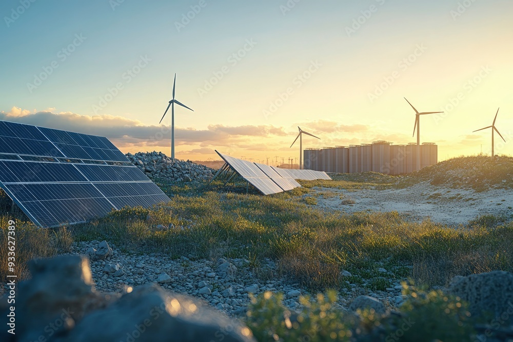 Environmentally friendly installation of photovoltaic power plant and ...