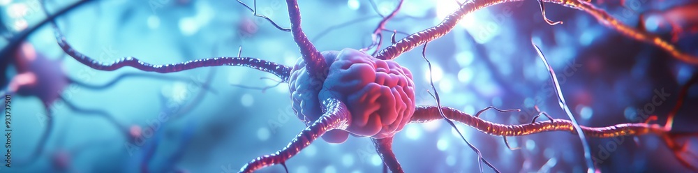 Axons of neurons are tangled with neurofibrillary tangles resulting ...