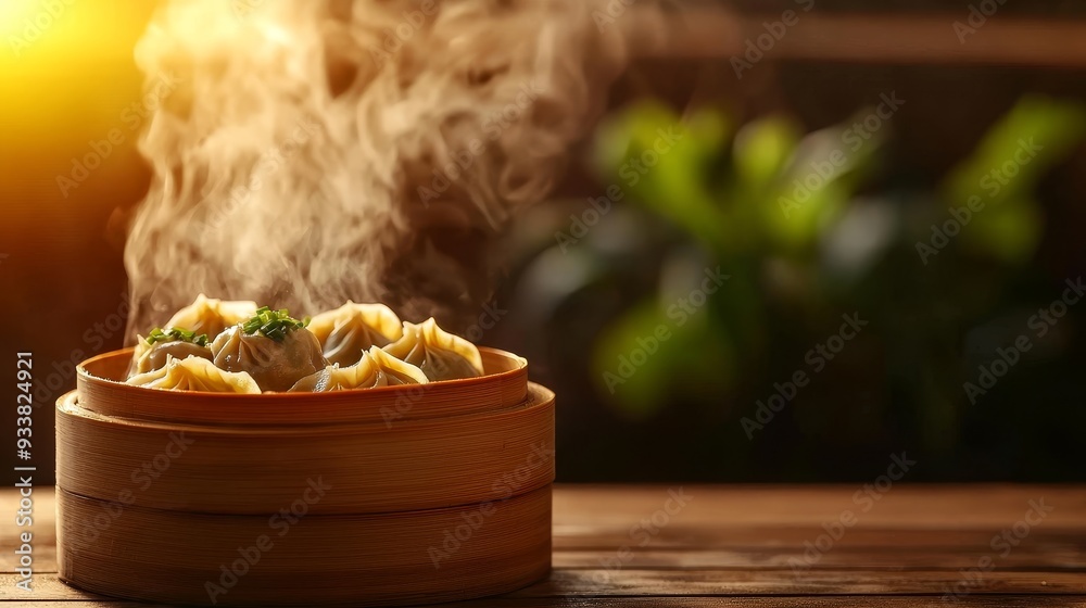 Steaming hot Chinese chive dumplings Ku Chai Kuih, freshly deep-fried ...