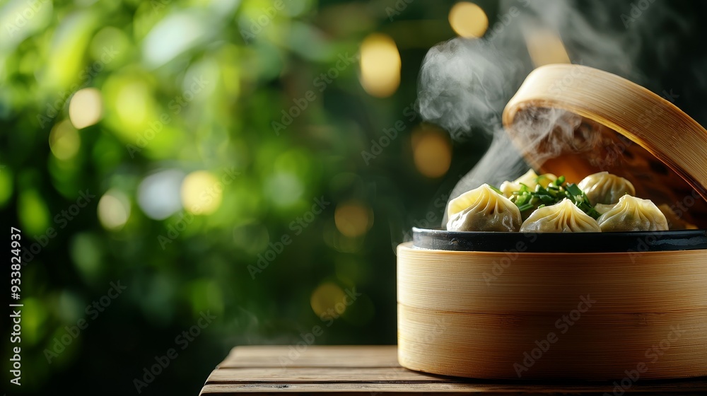 Steaming hot Chinese chive dumplings Ku Chai Kuih, freshly deep-fried ...