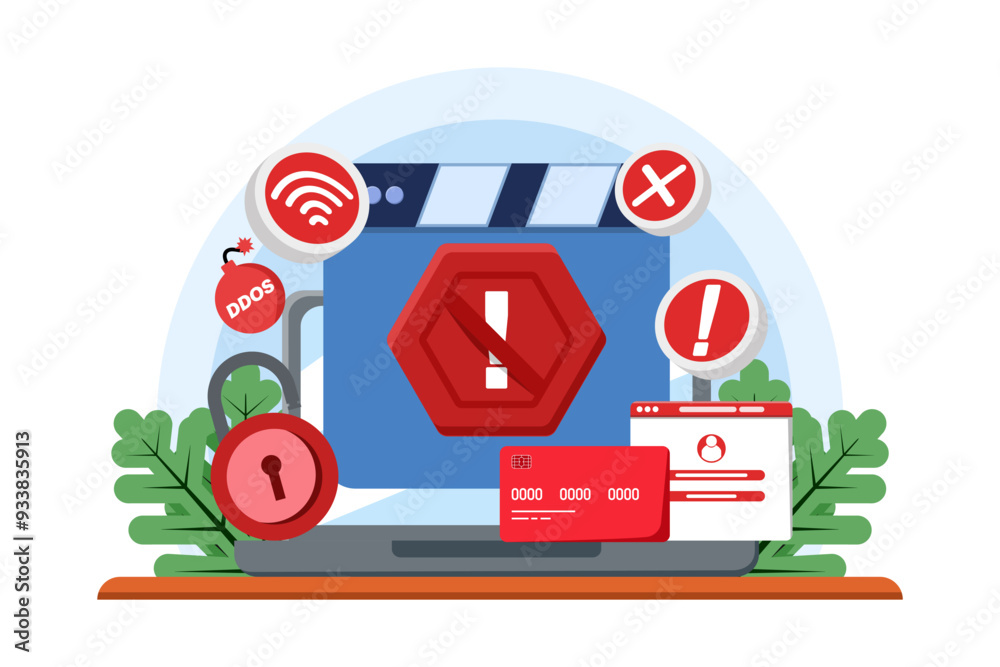 Cybercrime concept, Fraud, Hackers steal personal data on devices ...