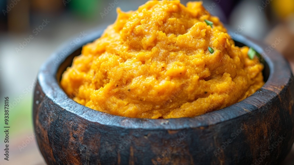 The national cuisine of Ghana: Fufuo is a traditional Ghanaian side ...