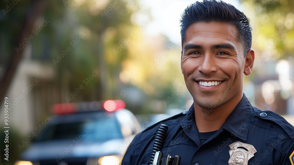 Native American Indigenous Man Police Officer - police, officer ...