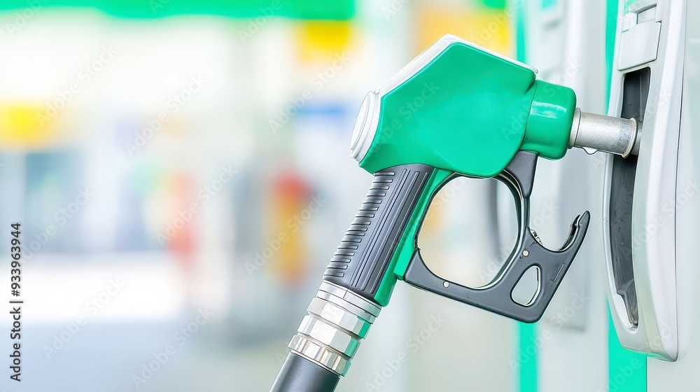 Gasoline Nozzle Icon, detailed graphic representation for fuel ...