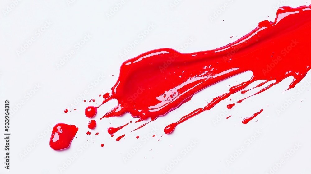 Crimson Chaos, an abstract horror illustration featuring a dramatic ...