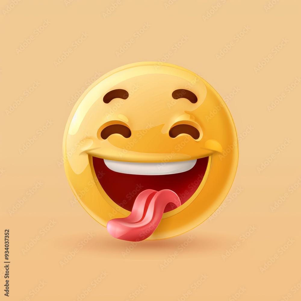 Savoring Food Emoji icon. tasty delicious mouth watering yummy savor ...