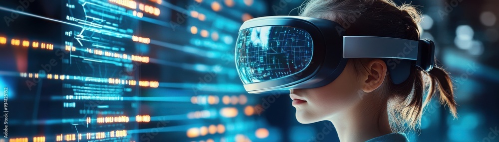 Students engaged in immersive language learning within a dynamic 3d ...