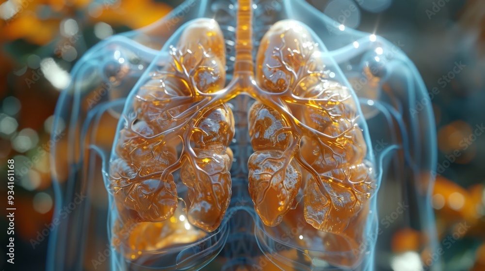 Capture the role of respiratory muscles such as the diaphragm and ...