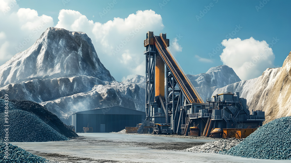 Resource Extraction 3D Cartoons of Mining and Material Processing ...