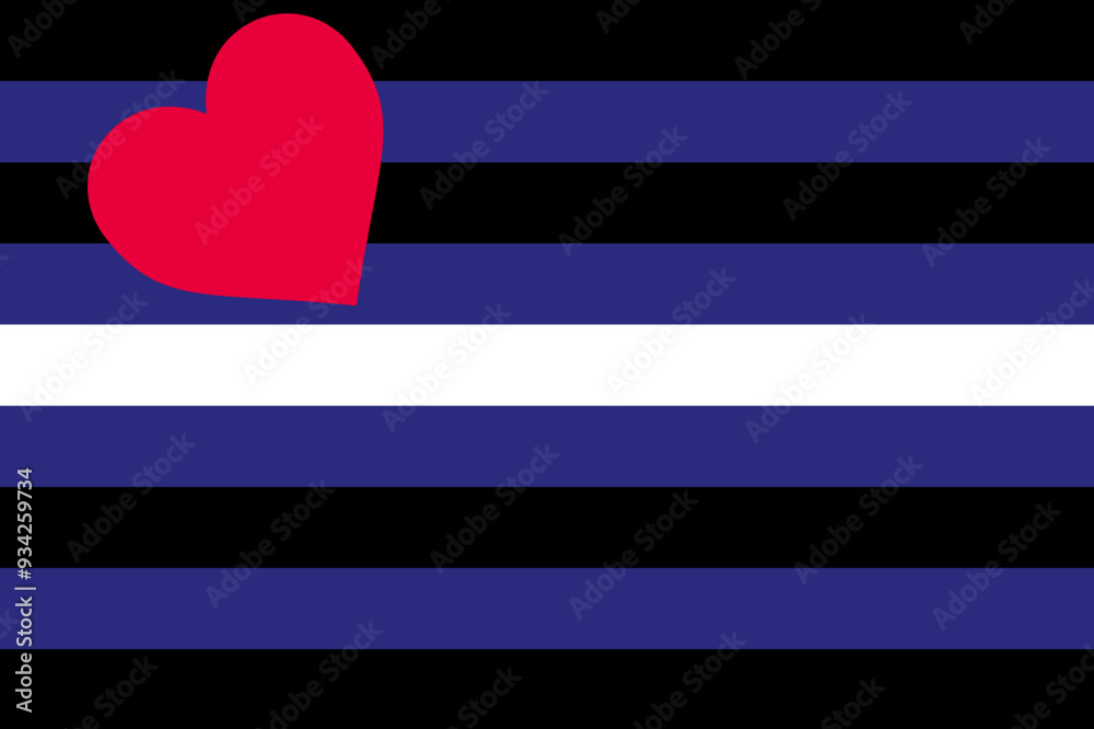 Leather Pride Flag, flag Leather, latex and bdsm, Nine equally sized ...