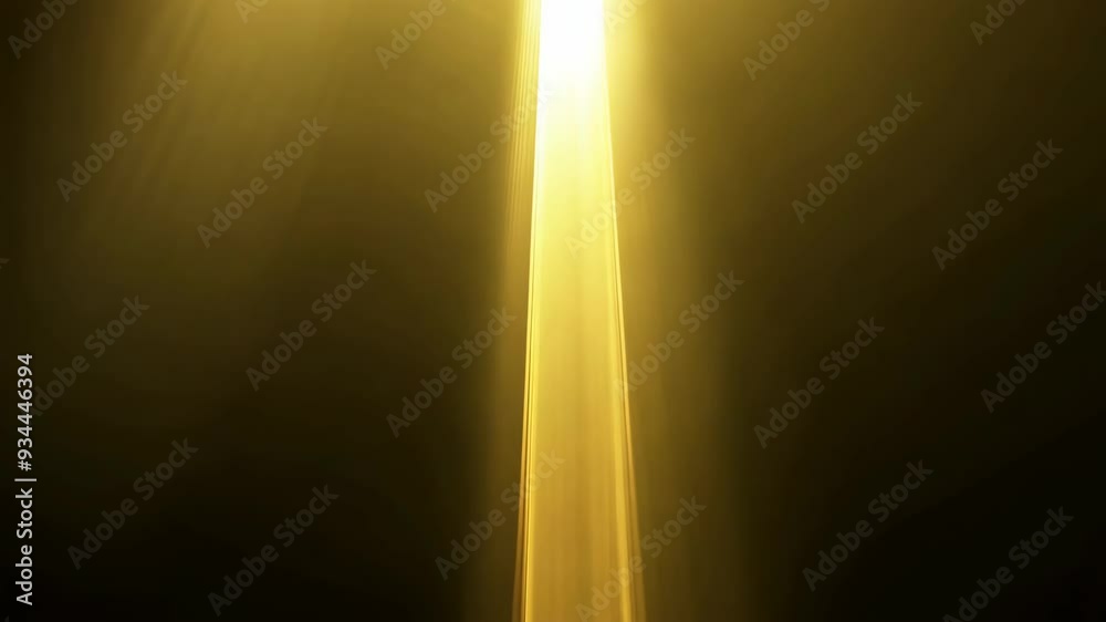 Animation of lens flare glow light effect on black. Glowing light ...