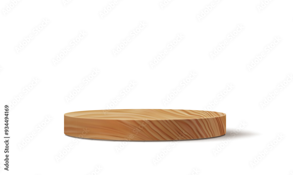 Round wooden podium, platform display stage board for displaying ...
