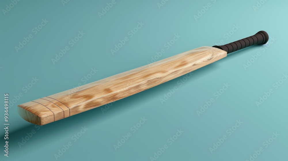 Cricket Bat Mockup: A blank cricket bat design for team logos and ...