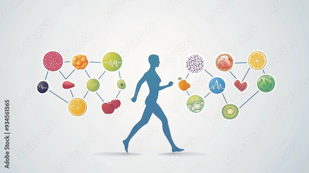 Realistic infographic showing the process of hydration in the body ...