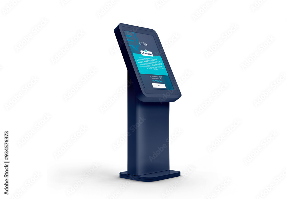 Interactive Digital Kiosk Mockup Stock Template | Adobe Stock
