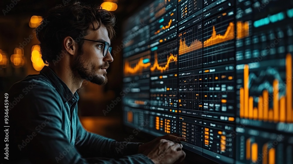 Database Management Systems - Database with a Server, a Chart, and a ...